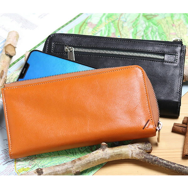 祥力 革職人 レザーファクトリー デュアルライン スマホウォレット DU012 1個