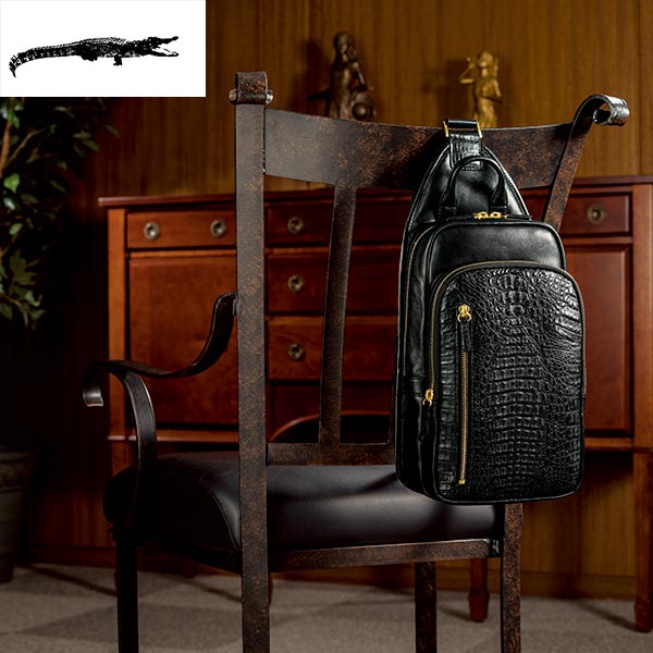 I・E・I プロヴェンザノ カイマーノ・ネーロ ワンショルダーバッグ 50240 1個