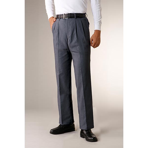 ハワード ハンティントン・クラブ 裏起毛ストレッチヘリンボーン柄