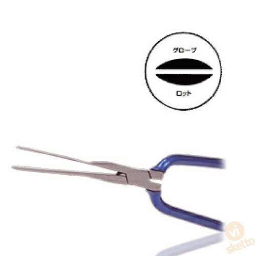 山本美材 田中理器 IC超薄ペリカンロング Hタイプ(手元式) 7mm (TANAKA RIKI アイロン アイパー 伸ばし 迷ったら)