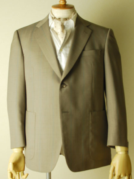 夏用 【サイズ BB4】ベージュ色のシングル2Bジャケット ：RMJ117 メンズ 紳士 サマー ジャケット