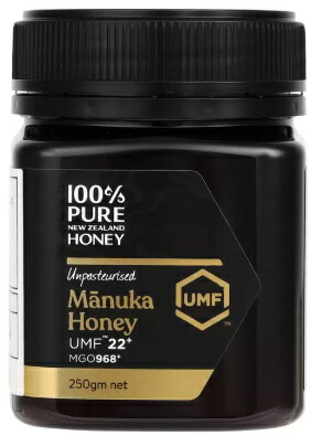 マヌカハニー UMF22+ 250g Manuka Honey  健康志向 濃厚 栄養 高品質 蜂蜜 はちみつ 高級グレード パン ヨーグルト