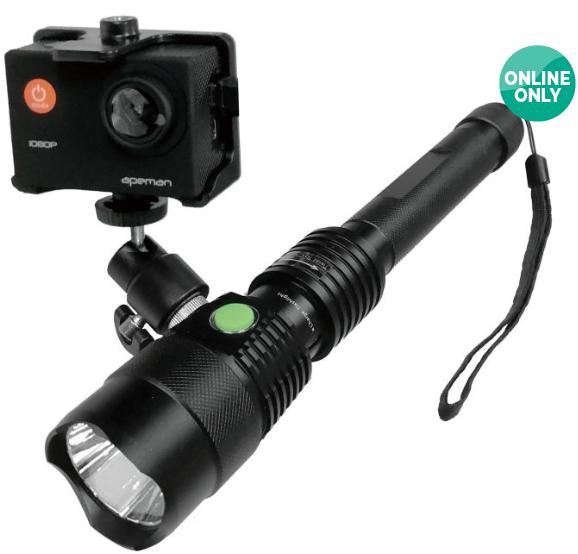 Tollight  PRO 充電式 懐中電灯 Rechargeable Flashlight 800 Lumen with phone holder ルーメン スマホ ホルダー付 角形 MUカメラ付属 ULT501-CAMU 非常用 ライト 災害用 キャンプ