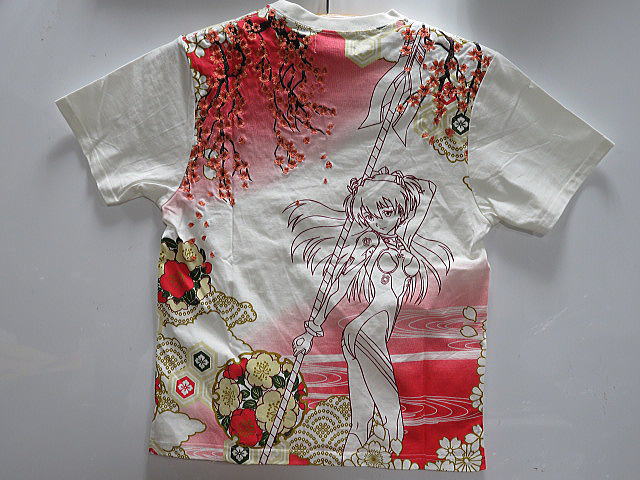 エヴァンゲリヲンＸ錦コラボ 半袖Ｔシャツ　アスカ　EVA×NISHIKI