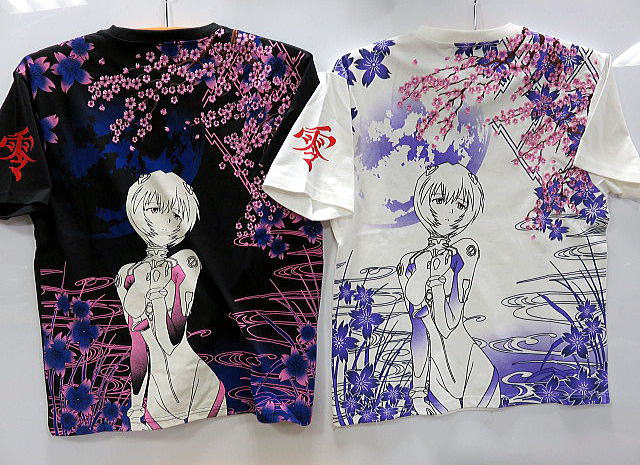 エヴァンゲリヲンＸ錦コラボ 半袖Ｔシャツ　綾波レイ　満桜華　EVA×NISHIKI