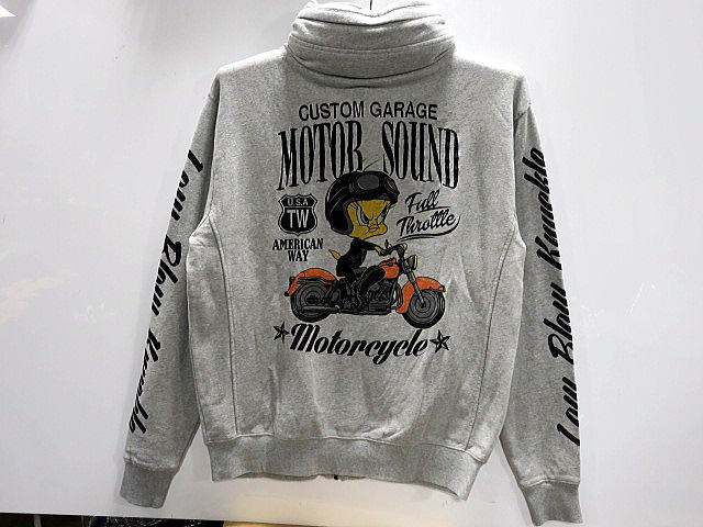 ローブローナックル LOONEYTUNESコラボ　TWEETY ボリュームネックジャケットー LOW BLOW KNUCKLE ルーニーチューンズ　トゥウィーティー