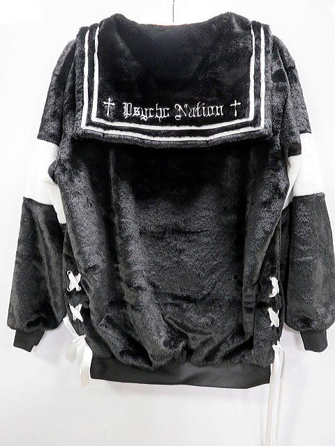 PSYCHO NATION  セーラー フェイクファーブルゾン　サイコネーション