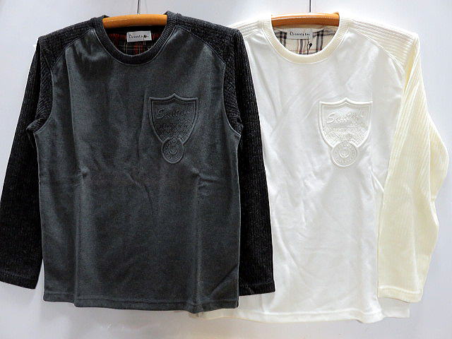 サンタフェ -santafe-　異素材MIXグランサーモカットソー