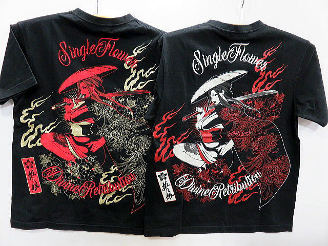 抜刀娘　半袖Tシャツ　妃那・木枯らし　絡繰魂