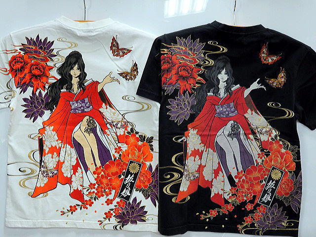 抜刀娘　半袖Tシャツ　妃那　蝶の舞　絡繰魂