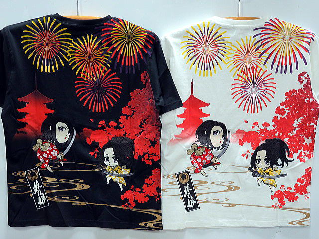 抜刀娘　ばっとうむちゅめ　半袖Tシャツ　　絡繰魂