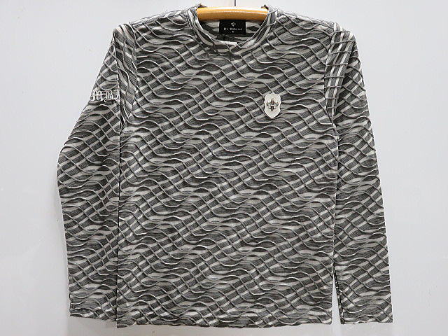 BE AMBITION   長袖Tシャツ  百合ワッペン＆ロゴ刺繍　ビーアンビション