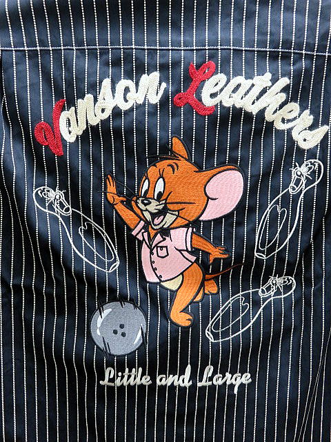 Tom＆Jerry X VANSON ツイルシャツ VANSON
