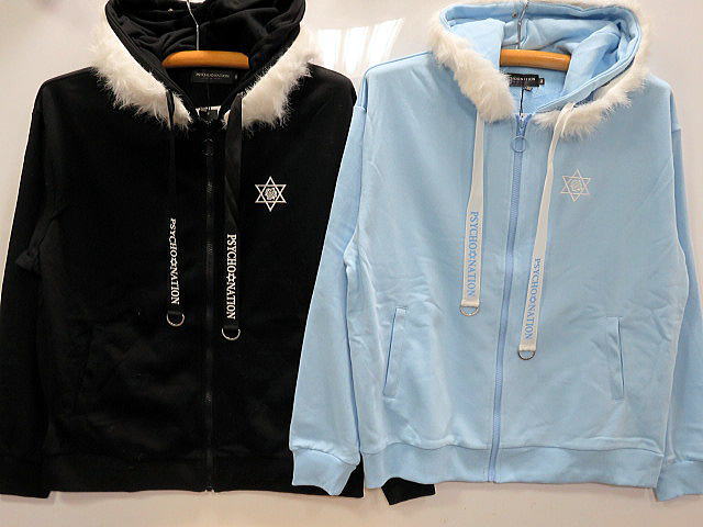 PSYCHO NATION　ファー脱着 うさ耳パーカー　サイコネーション