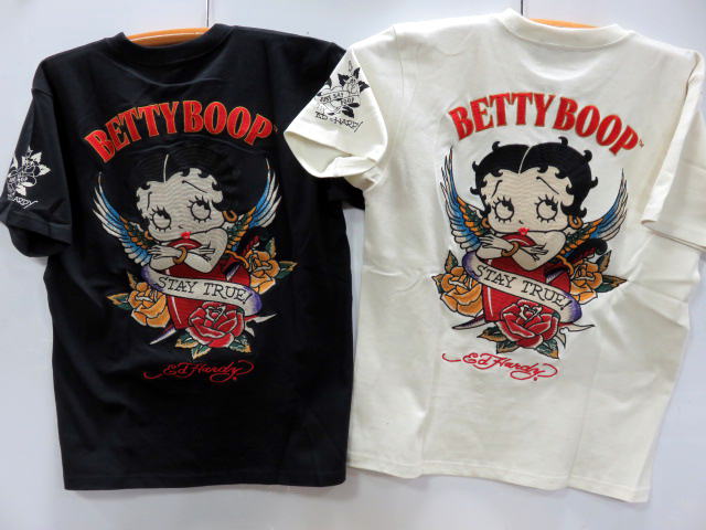 BETTY BOOP X Ed Hardy　半袖Tシャツ　エド・ハーディー edhardy ベティ
