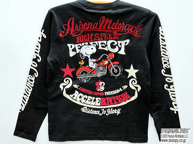 フラッグスタッフXスヌーピー　アメカジ　長袖Tシャツ 　SNOOPY X WILD  Flagg Staff