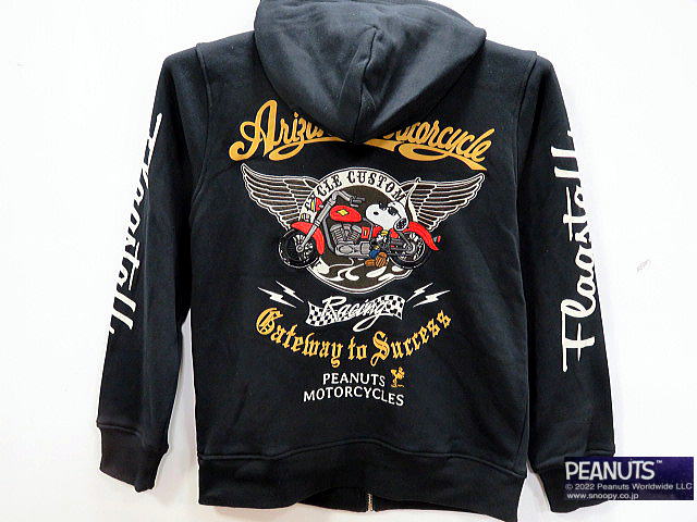 SNOOPY COLLABORATION Flag Staff  SNOOPYモーターサイクル パーカー　スヌーピー×フラッグスタッフ