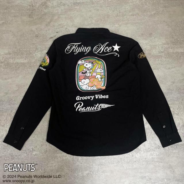 SNOOPY×Flag Staff Groovyシャツ