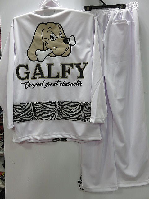 GALFY ガルフィー　ゼブラ柄切替ジャージ上下セット