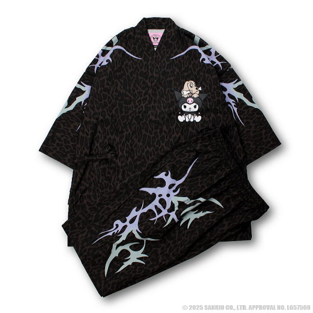 KUROMI × GALFY 甚平　クロミ×ガルフィ