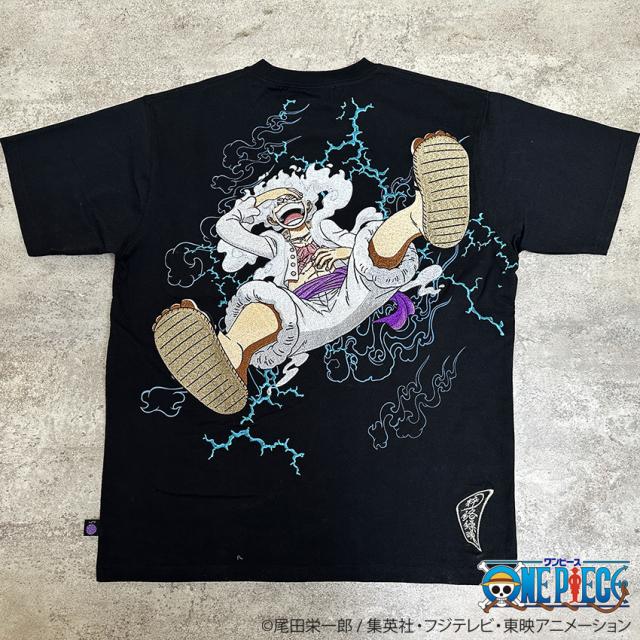 ONE PIECE× 絡繰魂　【ルフィ】ギア5 Tee