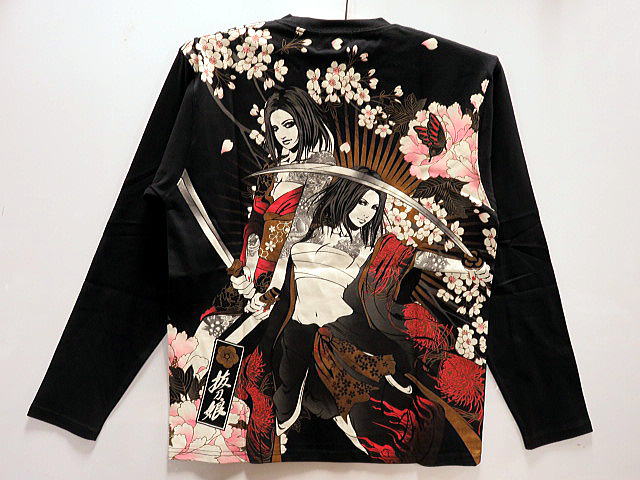 抜刀娘  長袖Tシャツ 抜刀ノ舞　絡繰魂
