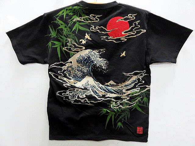 絡繰魂　北斎　半袖Tシャツ　カラクリ魂