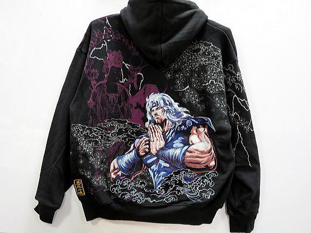 北斗の拳×絡繰魂 粋　聖者トキ　刺繍　パーカー　カラクリ魂 粋　284039