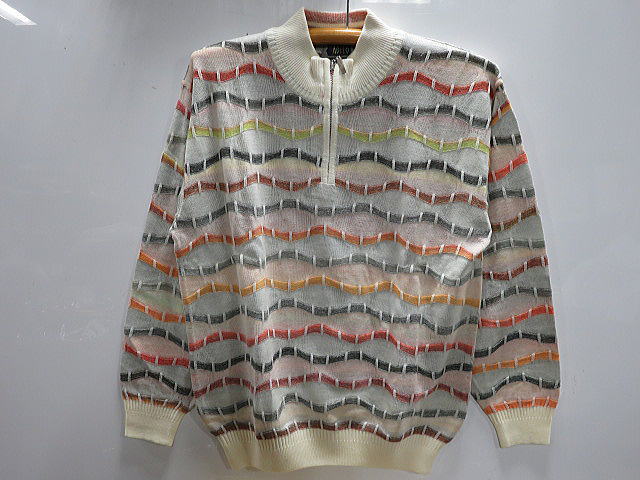 パジェロ  ジップアップセーター　PAGELO