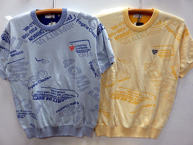 パジェロ  半袖　サマーセーター　PAGELO