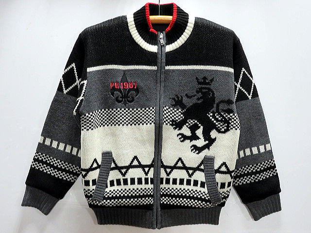 パジェロ 　　ジップアップセーター　PAGELO