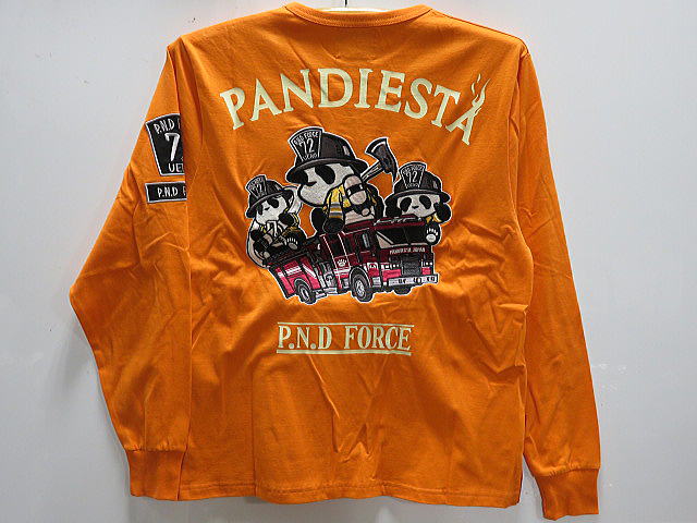 PANDIESTA JAPAN　長袖Tシャツ　FIRE FIGHTER  パンディエスタ