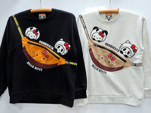 PANDIESTA JAPAN X HELLO KITTY  BAG風ポケット付　仲良しスウェット　パンディエスタ