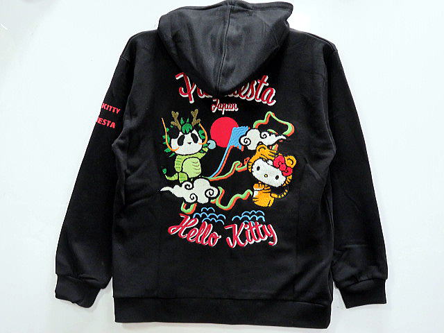 PANDIESTAJAPAN X HELLO KITTY　フルジップパーカー　なりきり龍虎　 パンディエスタ