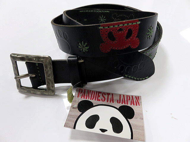 PANDIESTA JAPAN　本革 パッチワークフェイス  レザーベルト　パンディエスタ