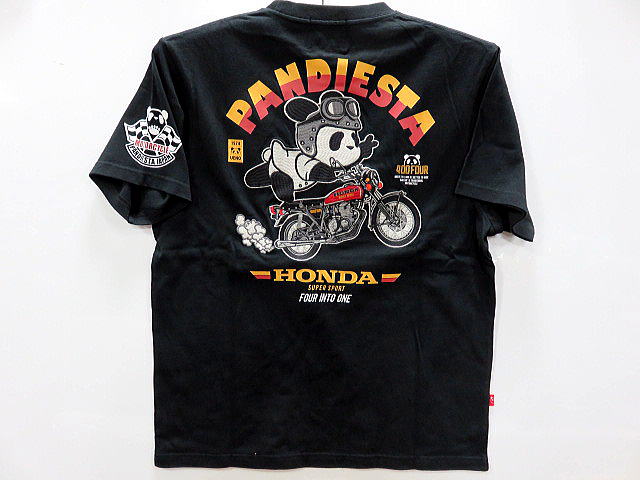 HONDA × PANDIESTA　半袖Tシャツ　CB400Four Trick Ride　ホンダ×パンディエスタ