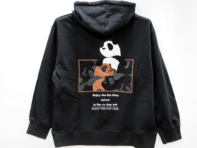 PANDIESTAJAPAN　　重なりパンダ　プルパーカー　　パンディエスタ