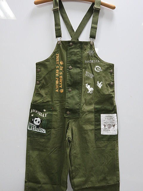 PANDIESTA JAPAN　ツイル　ミリタリー　オーバーオール　パンディエスタ