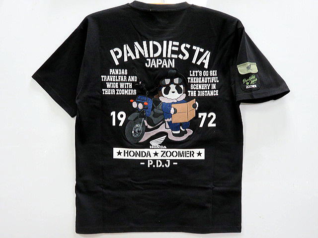 HONDA × PANDIESTA　半袖Tシャツ　ZOOMER　ホンダ×パンディエスタ