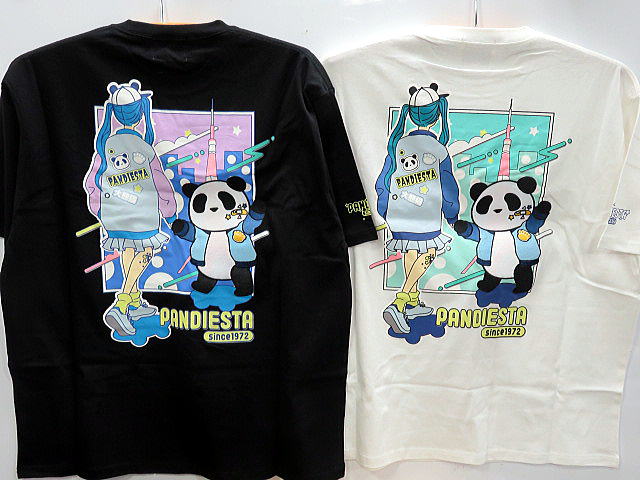 大きいサイズ　PANDIESTA JAPAN　　半袖Tシャツ　PDjガール　パンディエスタ