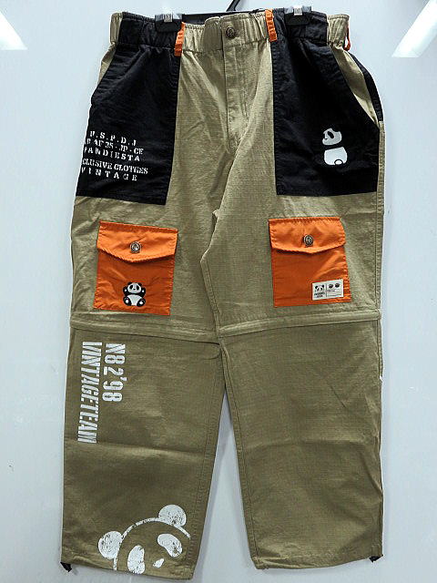 PANDIESTA JAPAN　ナイロン切替　２WAY　ミリタリーパンツ　 パンディエスタ