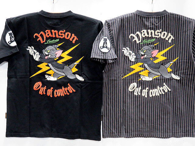 Tom＆Jerry X VANSON  　半袖Tシャツ　トムとジェリー