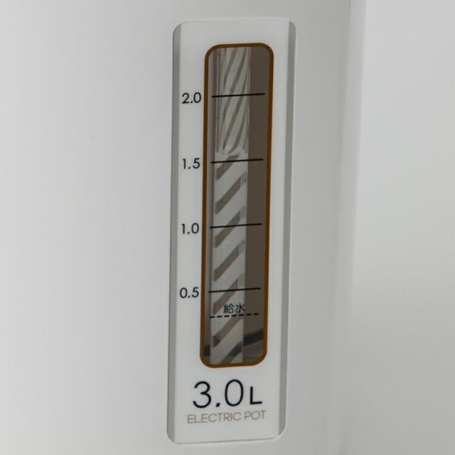 公式 電気ポット 3L おしゃれ 3.0L 保温 大容量 大型 電気 湯沸かしポット 湯沸かし ピーコック 湯沸かし器 ポット エアーポット お湯 熱湯 再沸騰 カルキとばし 空だき防止 電気保温ポット 電動給湯 3リットル ホワイト 新生活 プレゼント ギフト WMJ-30