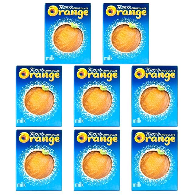 送料無料 TERＲＹ’Ｓテリーズ オレンジ チョコレート ミルク 157g×8個セット