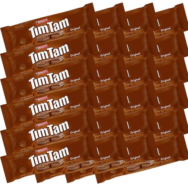 ティムタム オリジナル２００ｇ ２４個セット 送料無料 ビスケット チョコ オーストラリア