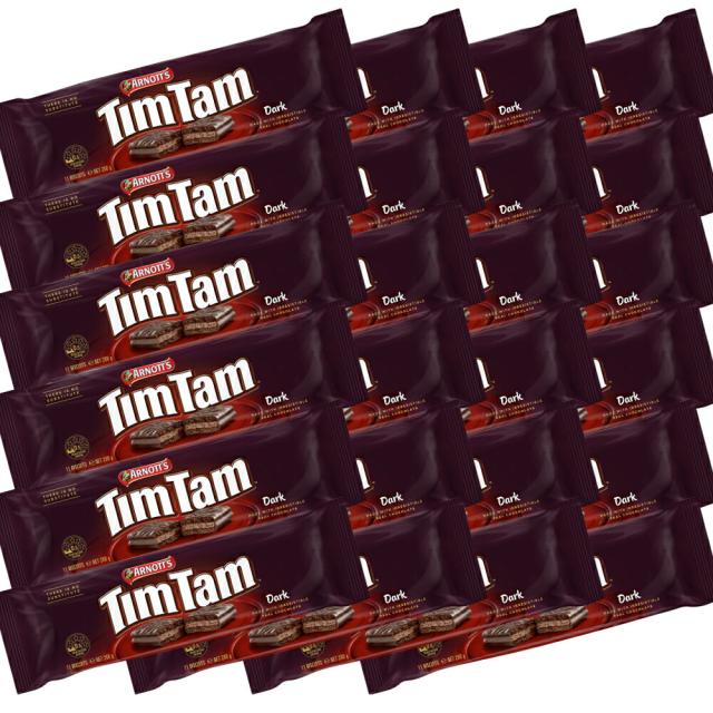 ティムタム クラシック ダーク２００ｇ ２４個セット 送料無料 ビスケット チョコ オーストラリア