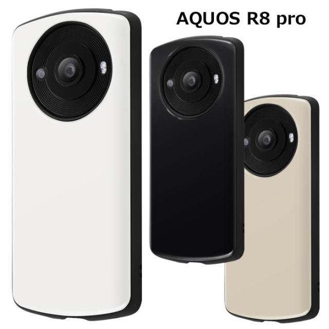 AQUOS R8 pro シンプル 耐衝撃ケース ProCa ハイブリッド ケース カバー TPU ソフト ソフトケース ハード ハードケース TPU ブラック ホの通販はau PAY ...
