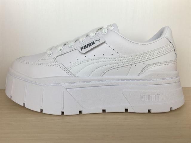 PUMA（プーマ） Mayze Stack Lthr Wns（メイズスタックレザーウィメンズ） 384412-01 スニーカー 靴 ウィメンズ 新品 (2177)