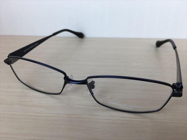 KATHARINE HAMNETT LONDON（キャサリンハムネットロンドン） KH9214/3（シャーリングネイビー） メガネフレーム 56サイズ 新品