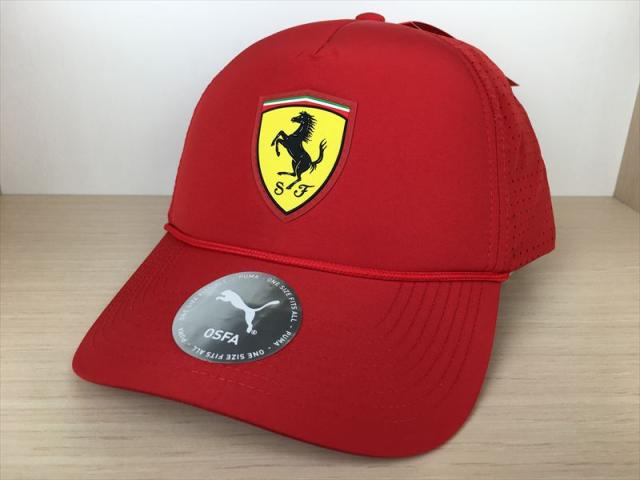 PUMA（プーマ） Ferrari Race トラッカー Cap（フェラーリレーストラッカーキャップ） 026232-01 キャップ 帽子 メンズ ウィメンズ ユニセックスモデル 新品 (136)
